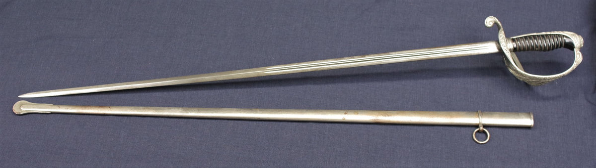 FRENCH M1882 INFANTRY OFFICER'S SWORD DATED TO 1936, WITH OFFICER'S IN ...