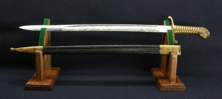 GERMAN BAVARIAN ARTILLERY SWORD - EXCEPTIONAL PRESENTATION PIECE ...